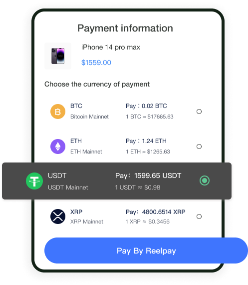 ReelPay - USDT payment gateway